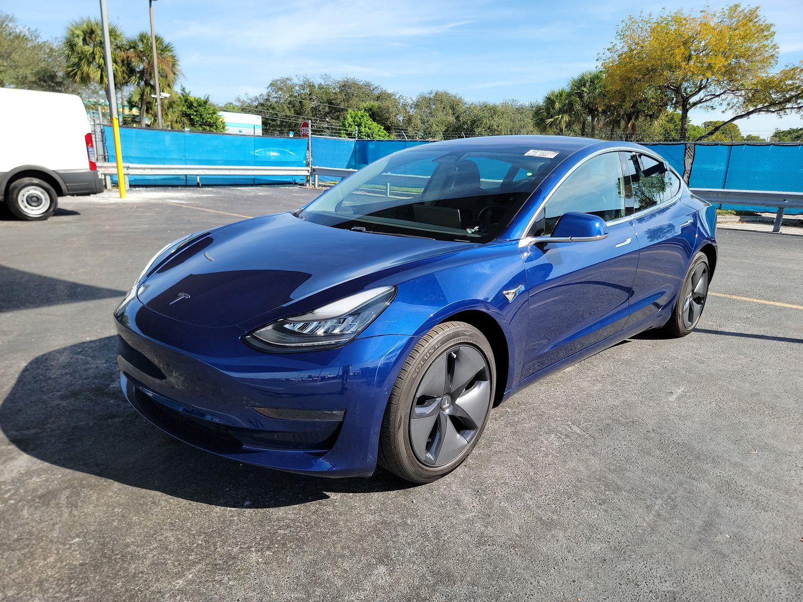 Used 2019 Tesla Model 3 5yj3e1eb5kf193765 from Salvage Auction USA