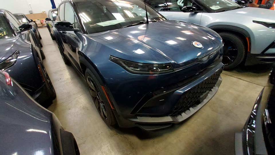 Used 2023 Fisker Ocean vcf1zbu2xpg002504 from Salvage Auction USA